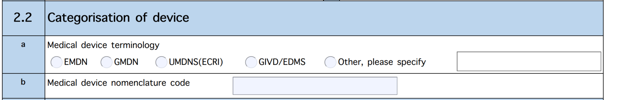 EMDN, UMDNS und weitere Codes für Zulassung. ~ Video!